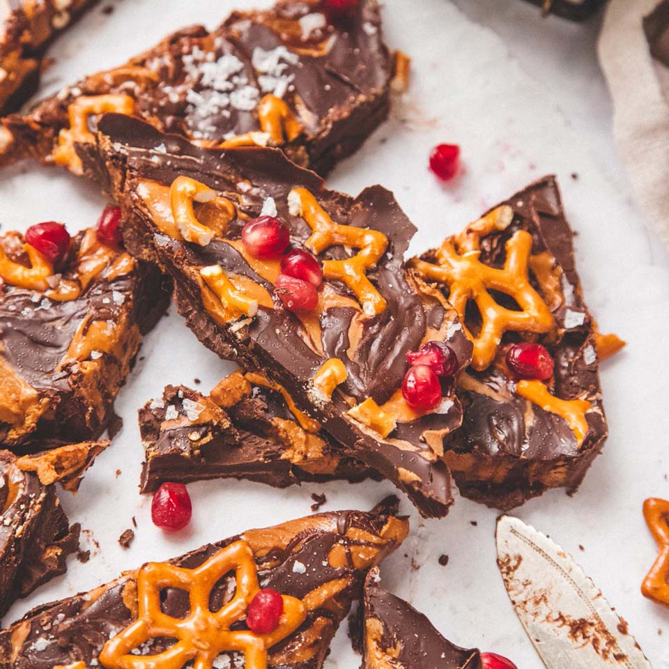 Sweet and Salty Peanut Butter Bark – Meridian
