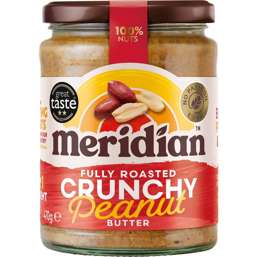 Meridian Crunchy Peanut Butter 470g Jar